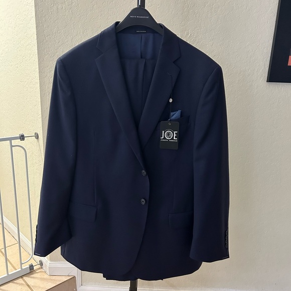 Joseph Abboud | Suits & Blazers | Nwt Joe By Joseph Abboud Mens Two Piece Suit Navy Blue 44s ...